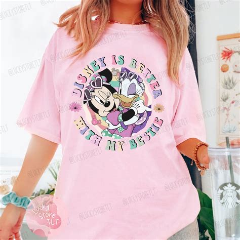 Minnie Mouse And Daisy Duck Besties T Shirt Disney Girls Is Better