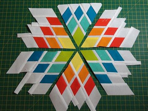 Snowflake Block Tutorial Part 2 Assembling The Segments Rainbow