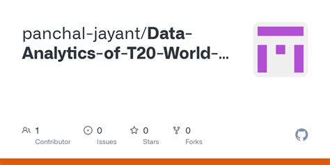 github panchal jayant data analytics of t20 world cup