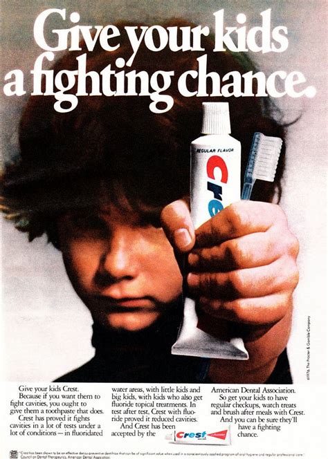 Crest Toothpaste Advertisements