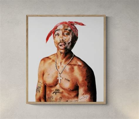 Tupac Shakur Art Print Etsy