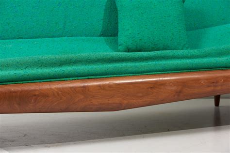 Adrian Pearsall Green Gondola Sofa For Craft Associates Usa 1960s For