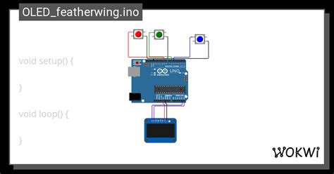 OLED Featherwing Ino Wokwi Arduino And ESP Simulator