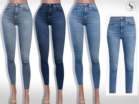 Levi s Mile High Super Skinny Jeans 牛仔裤下载 V1 0版本 模拟人生4 Mod下载 3DM MOD站