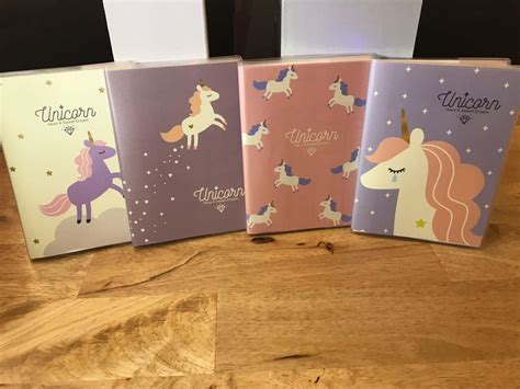 Cute Unicorn Notebooks Books And Stationery Stationery On Carousell