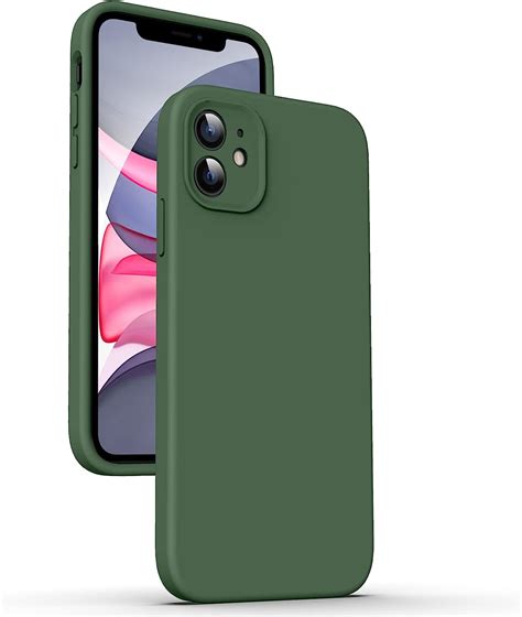Liquid Silicone Case For Iphone 11 Flat Edge Design Camera