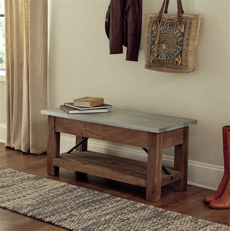Gracie Oaks Crochet Mural Et Banc Avec Rangement Crockett Et