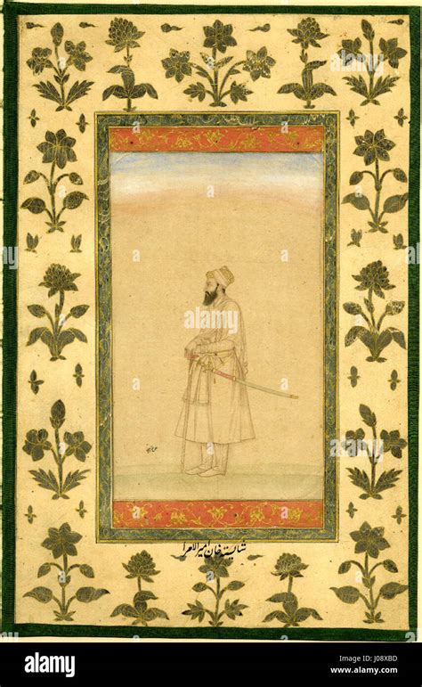 A Portrait Or Depiction Of Shaistah Khan An Important Historical Figure Potentially Related