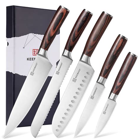 Keemake Chef Knife Set Kitchen Knives Professional Japanese Kitchen