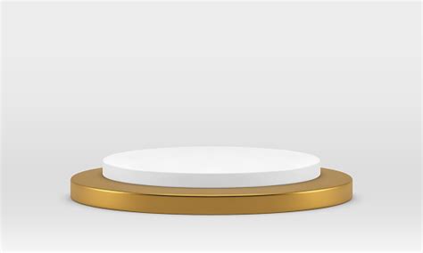 3d 실린더 받침대 수준 황금 기본 재단 상 경기장 현실적인 벡터 일러스트 레이 션 0명에 대한 스톡 벡터 아트 및 기타 이미지
