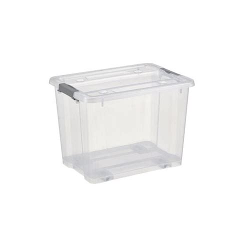 Montgomery 20l Clear Modular Storage Container Bunnings Australia