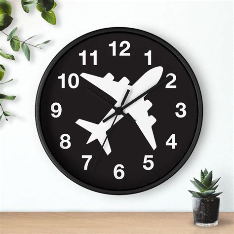 Airplane Clock Propeller Etsy