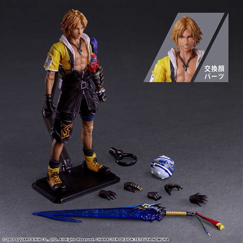Check Out The Final Fantasy X Play Arts Kai Tidus And Yuna Figures