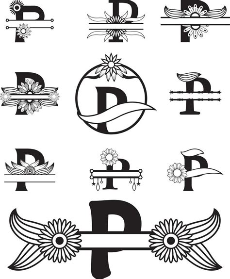 Alphabet Letter Monogram Design Wedding Logo Vector Art At Vecteezy