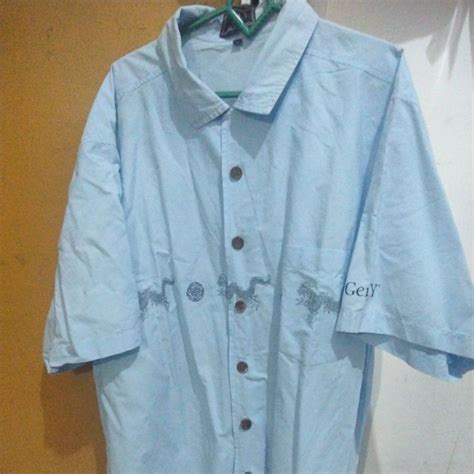 Jual Kemeja Gen Y Preloved Corak Naga Shopee Indonesia
