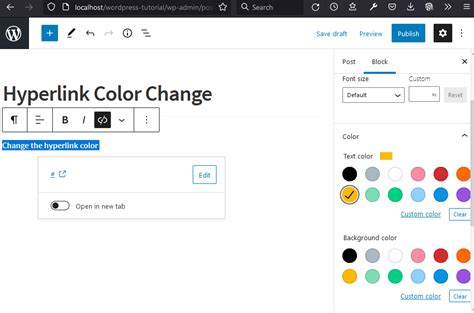 How To Change Hyperlink Color In Outlook Signature Printable Forms Free Online