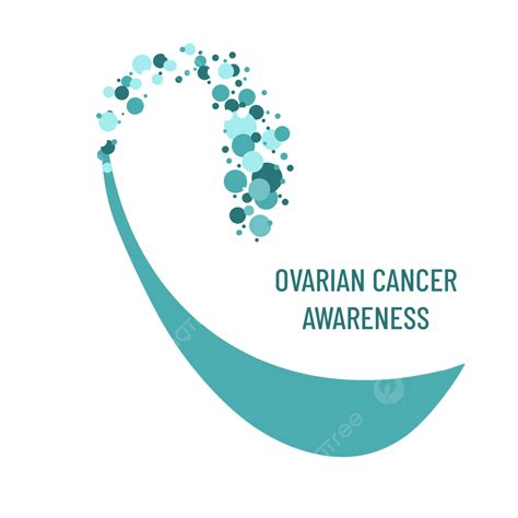 Free Ovarian Cancer Ribbon Png Circle Of Cancer Ribbo