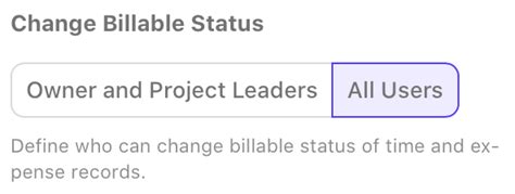 Billablenon Billable Status Of Time And Expenses · Activecollab Help