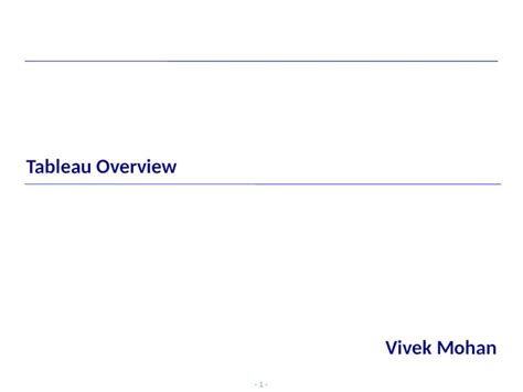 Pptx Tableau Architecture Dokumentips