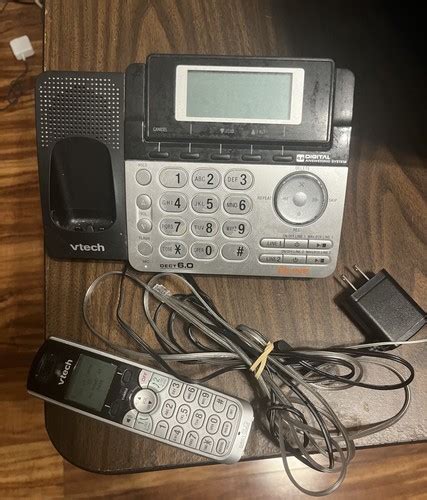 Vtech Ds6151 2 Line Cordless Phone System Works Great W Base And Handset Ebay