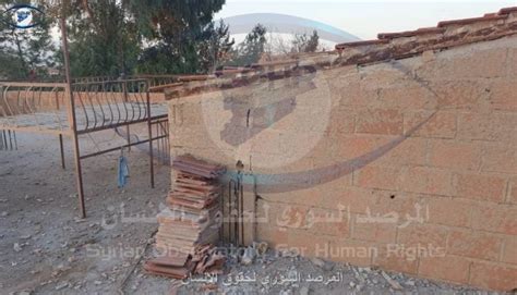 آثار القصف التركي أبو راسين 4 المرصد السوري لحقوق الإنسان