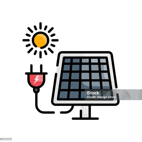 太陽能向量圖示向量圖形及更多再生能源圖片 再生能源 可持續資源 器材 Istock