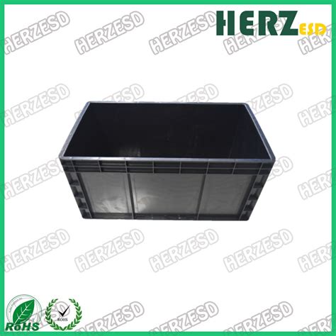 Anti Static Esd Safe Bins Esd Storage Containers Cover Size 600 400mm