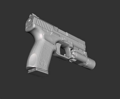 Stl File Canik Tp9 Sf Elite Surefire X300u B Real Size 3d Scan Gun Mold 🩻 ・3d Print Model To