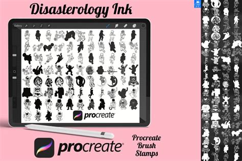 Astronaut Set 1 Procreate Brush Stamps 81 Cartoon Astronaut