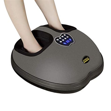 Kendal Shiatsu Foot Massager Machine With Heat Deep Kneading Therapy Rolling 3 D Air Pressure