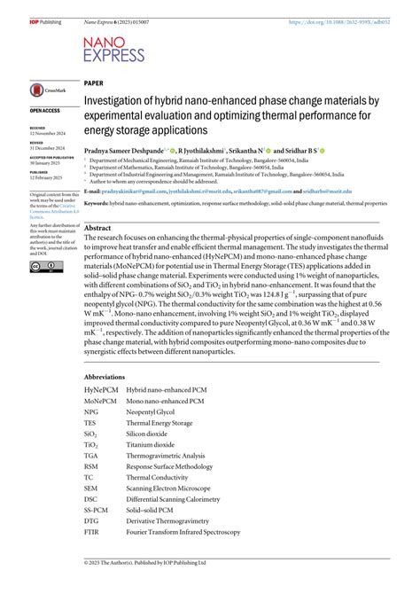 (PDF) Investigation of hybrid nano-enhanced phase change materials by ...