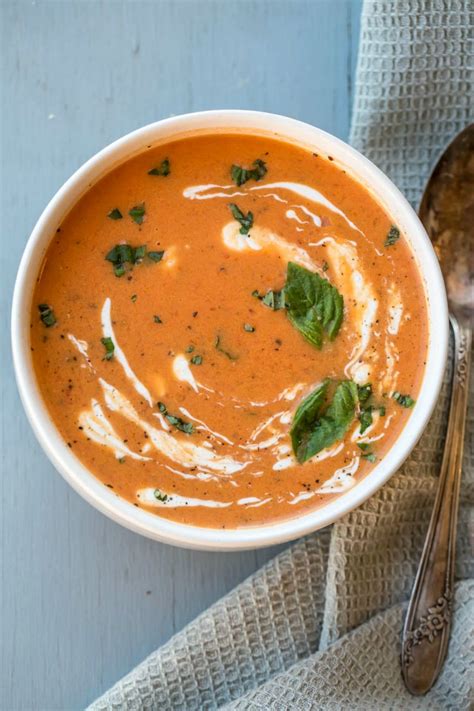 🏅 Sopa Cremosa De Tomate E Manjericão VÍdeo