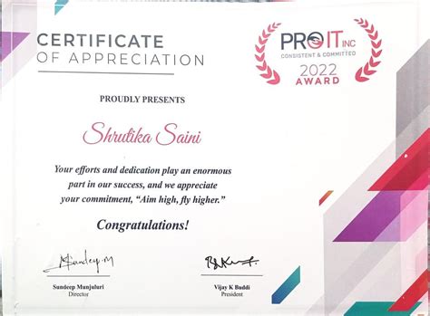 Shrutika Saini On Linkedin Much Obliged To You Sundeep Munjuluri For
