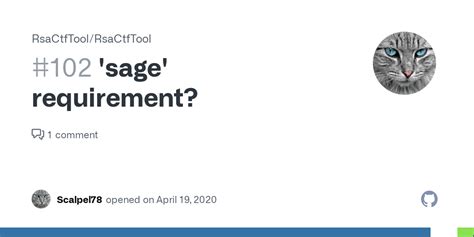 sage requirement · issue 102 · rsactftool rsactftool · github