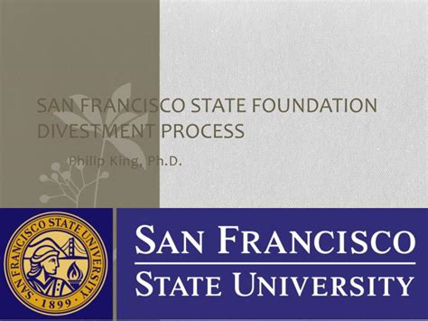 Ppt San Francisco State Foundation Divestment Process Powerpoint