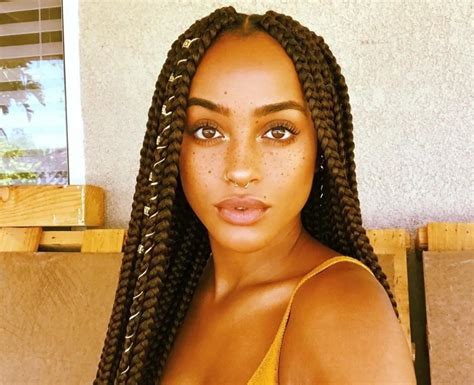25 Bohemian Box Braids For Dazzling Look Hottest Haircuts
