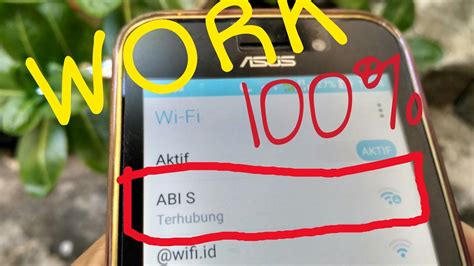 Cara Hack Wifi Android No Root 100 Work Tutorial 2 Youtube
