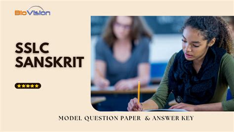 SSLC Examination 2023 Sanskrit Model Question Paper And Answer Key