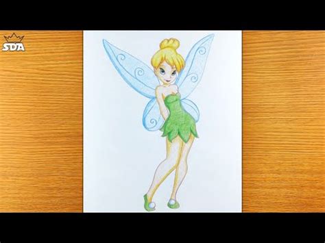 How To Draw Tinkerbell Step By Step I M Youtuber Follow My Videos To Learn How To Draw