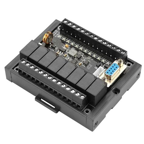 Plc Programmable Controller Dc 24v Relay Module Fx1n 20mr With Base Industrial Control Board
