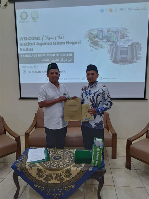 Unit Pengembangan Bahasa Iain Kudus Kunjungi Uin Sunan Ampel Surabaya