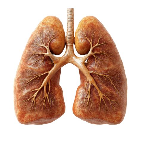 Detallado Anatómico Modelo De Humano Livianos Exhibiendo Estructura Bronquios Y Alvéolos Para
