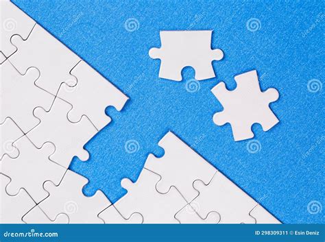 Missing Jigsaw Puzzle Pieces Business Concept Stock Image Image Of