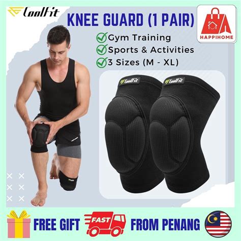 Coolfit 1 Pair Protective Knee Pad Guard Volleyball Badminton Hiking
