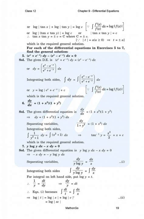 NCERT Solutions For Class 12 Maths Chapter 9 Exercise 9 4 MathonGo
