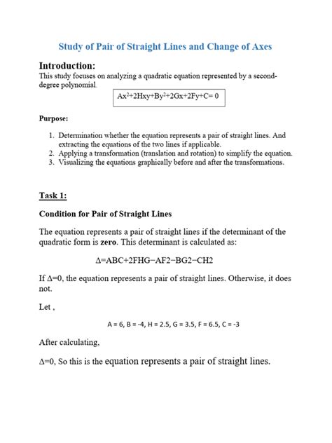 Mathassignment 1 Pdf Line Geometry Equations Mathassignment 1 Pdf Line Geometry Equations