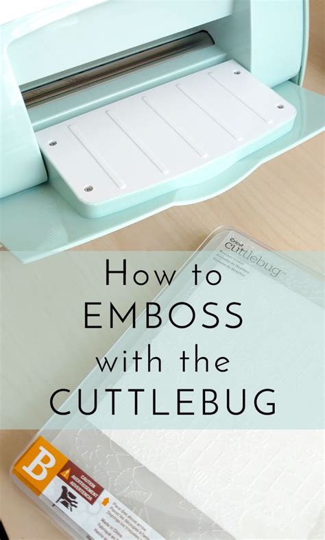 How To Emboss With The Cricut Cuttlebug Artofit