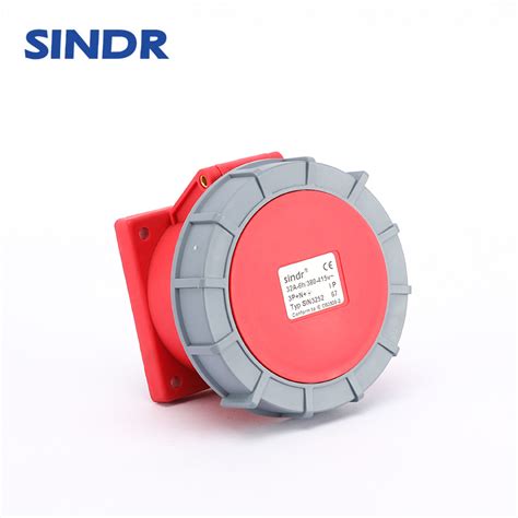 32a New Type Male And Female Industrial Plug And Socket 380 Waterproof