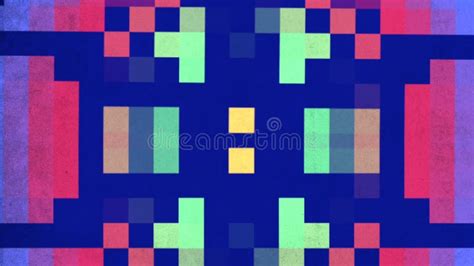 Motion Gradient Rainbow Small Pixels In 8 Bit Of Architecture Stock Footage Video Of Motion