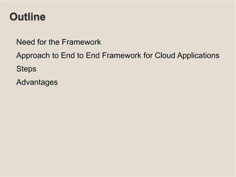 end to end cloud app deployment solution ppt